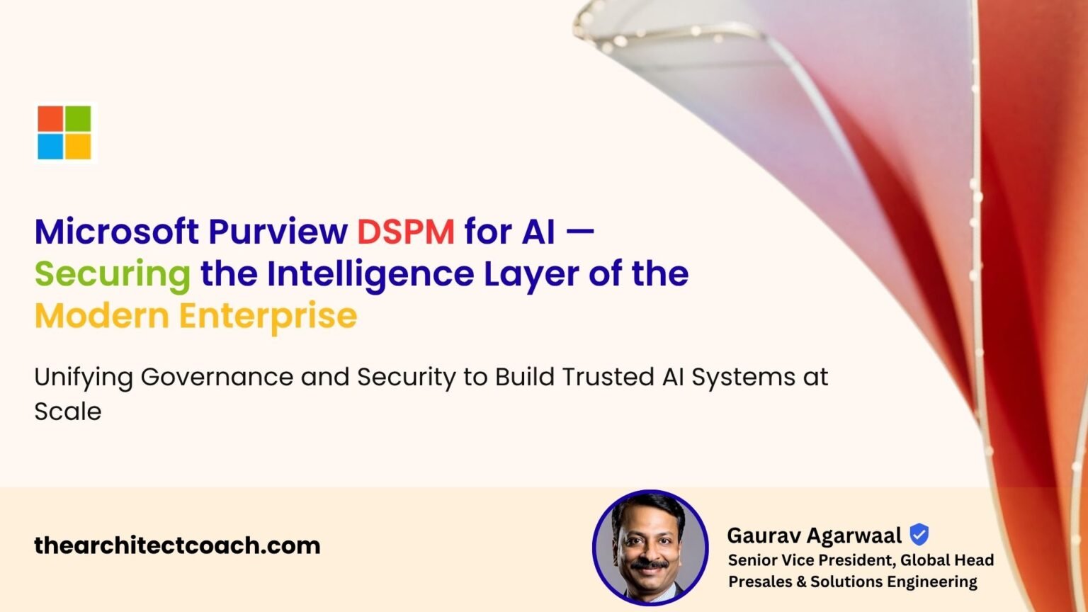 Introducing Microsoft Purview DSPM for AI — Securing the Intelligence Layer of the Modern ...